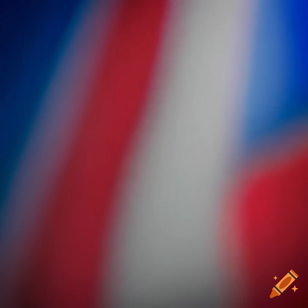 French flag waving on Craiyon