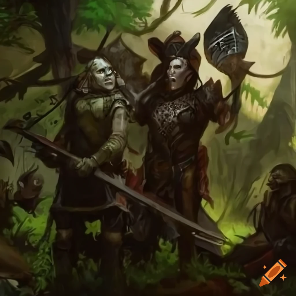 Fantasy art of vampire conquistador soldiers in the jungle on Craiyon