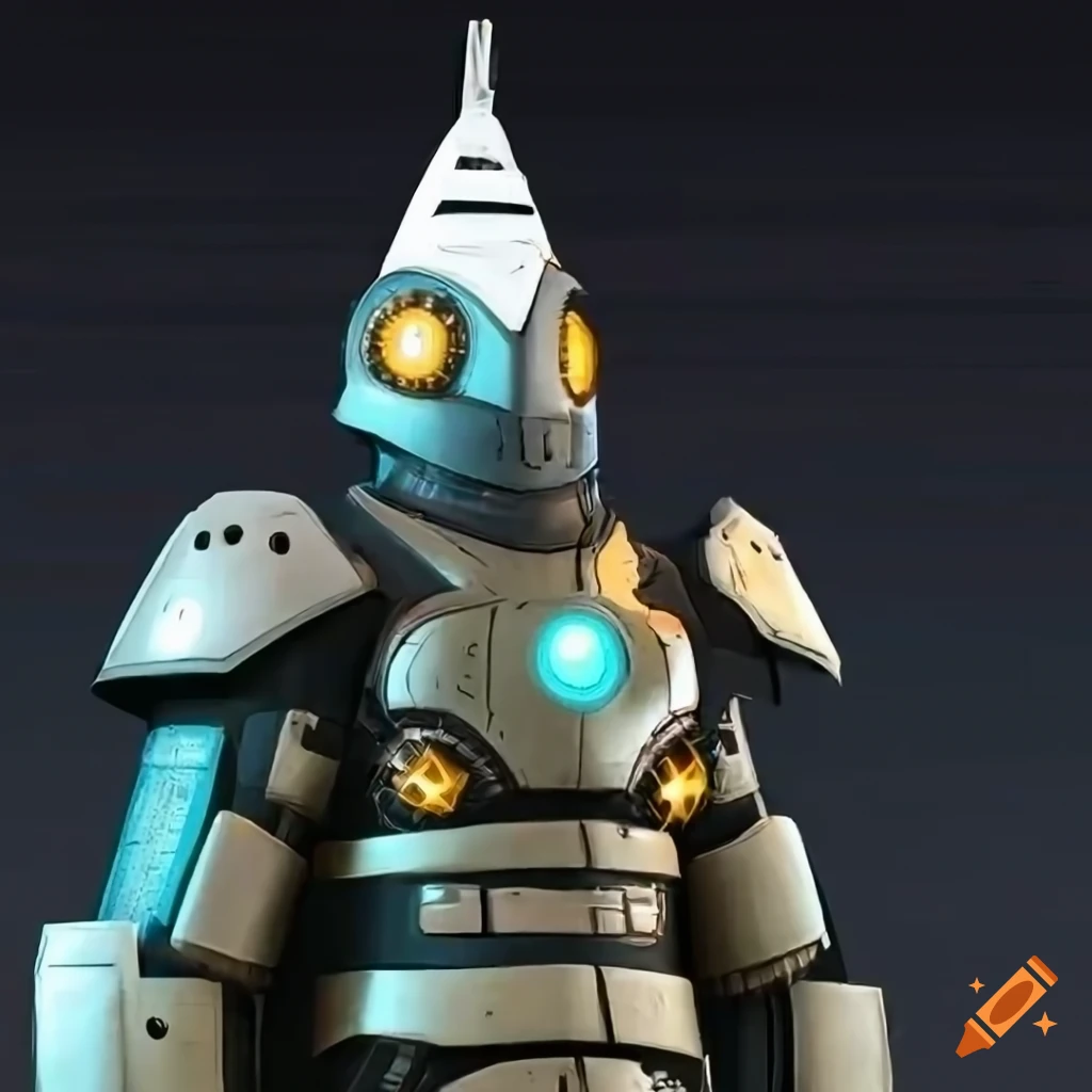 Illustration of a futuristic cyborg Franklin the turtle on Craiyon