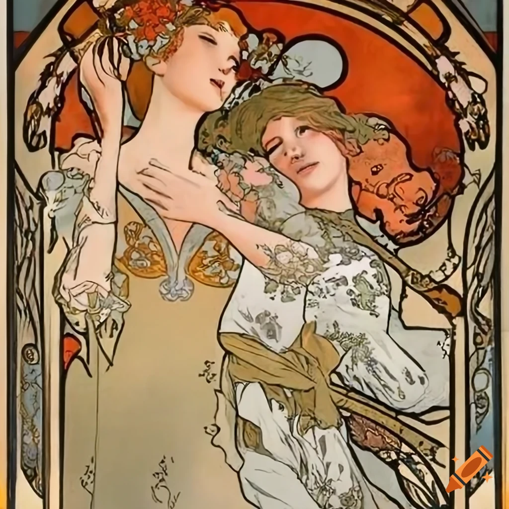 Tarot card with three angels in embrace on Craiyon