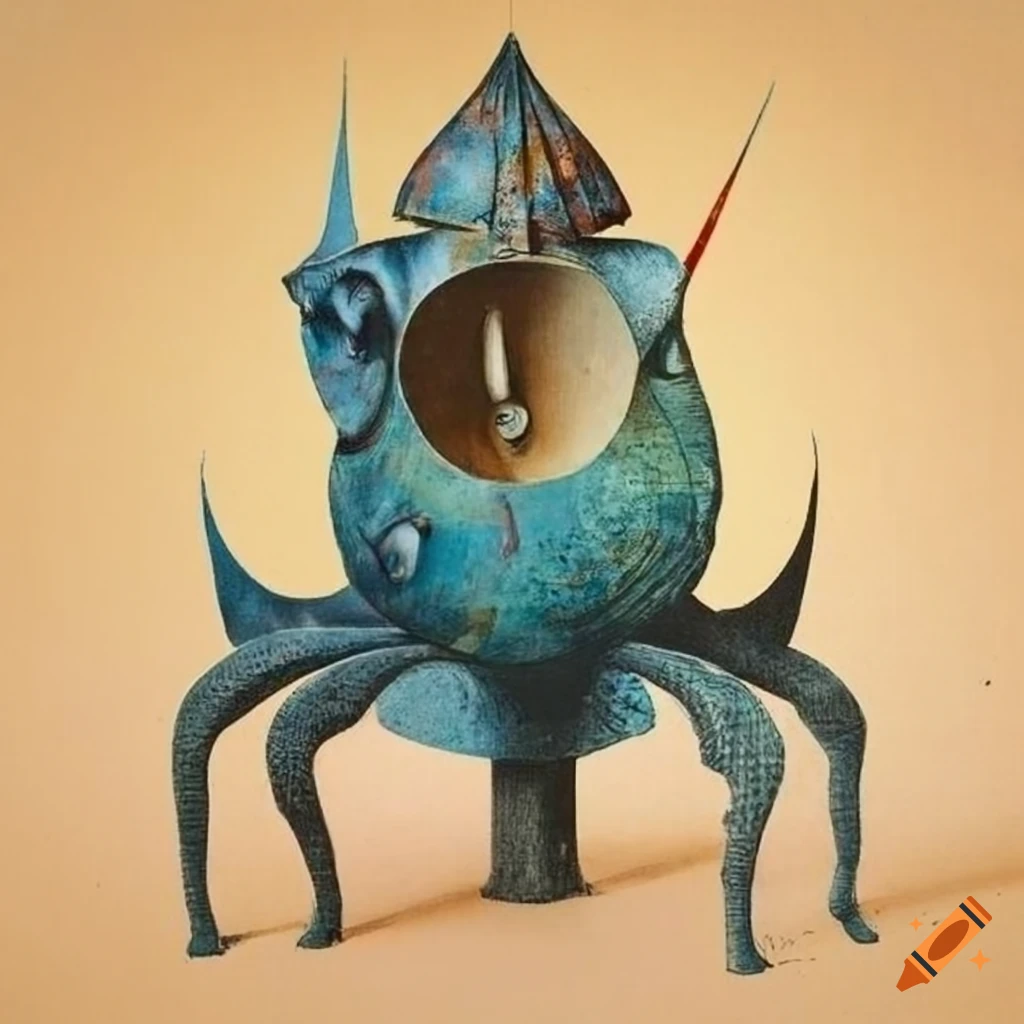 Collage artwork in the style of max ernst on Craiyon