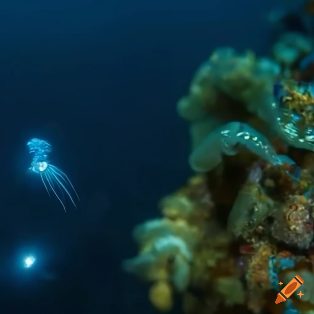 Underwater Scene With Motion