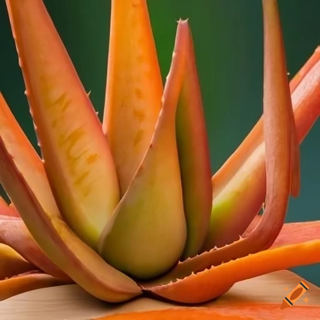 Image of an apple orange aloe vera hybrid on Craiyon