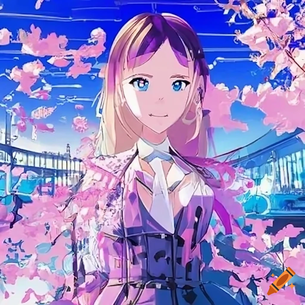 Cityscape of tokyo with crystal-like buildings on Craiyon