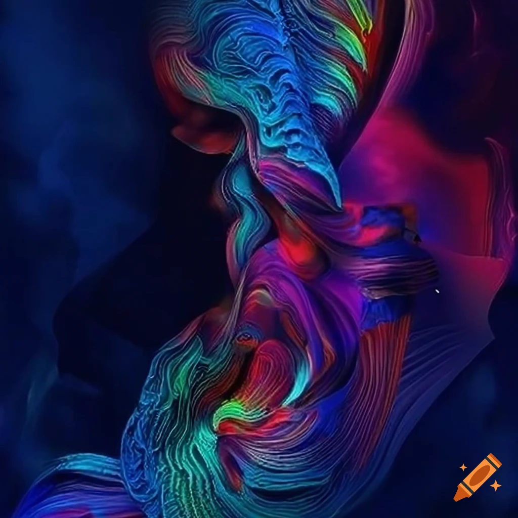 Vibrant and intricate digital art composition on Craiyon