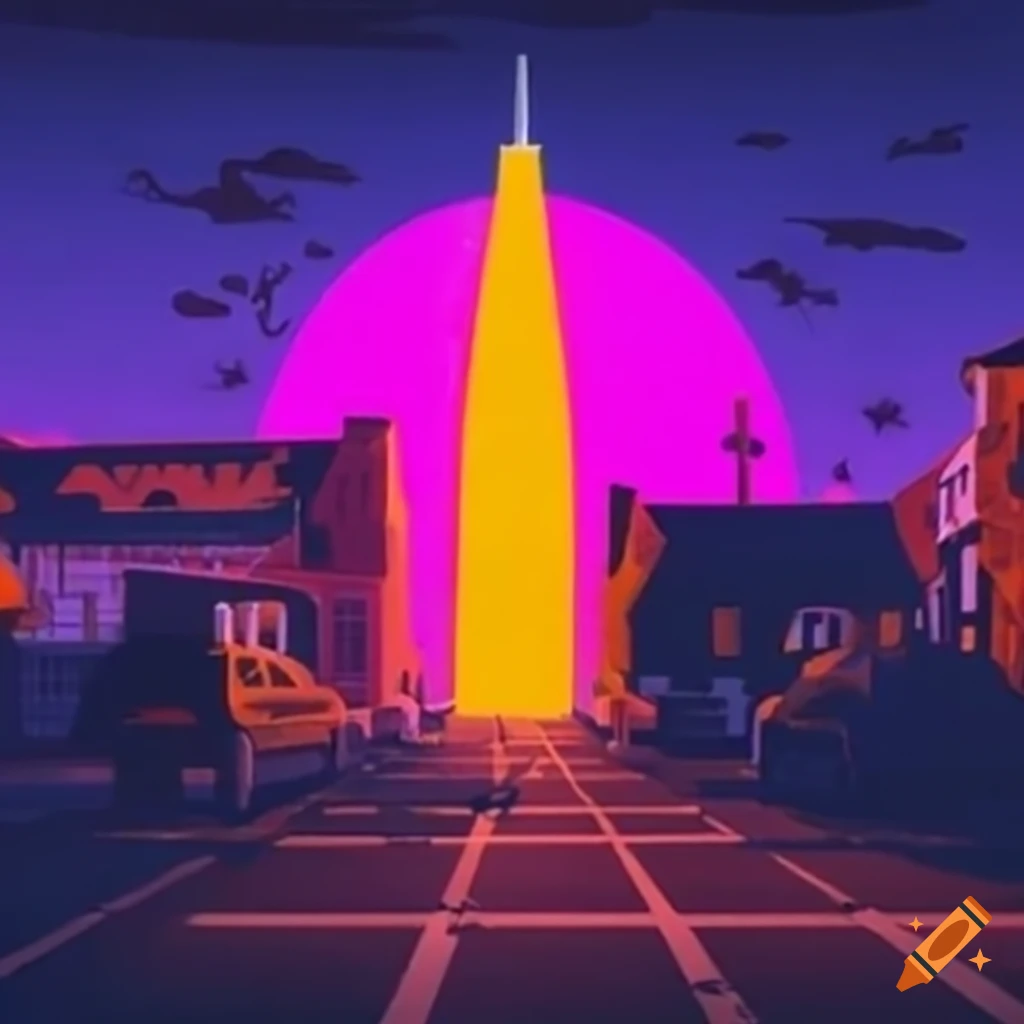 1990s chillwave diorama on Craiyon