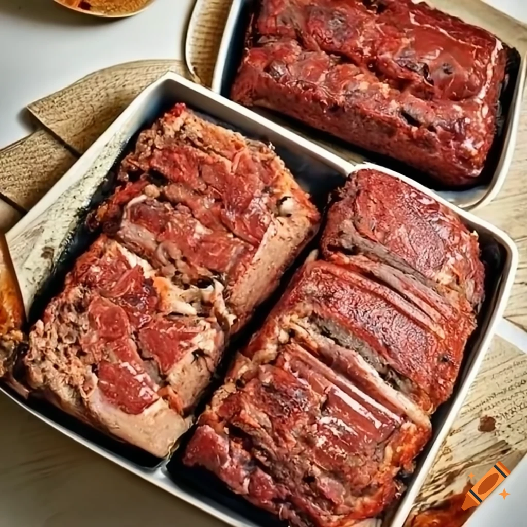 Close-up of delicious meatloaf