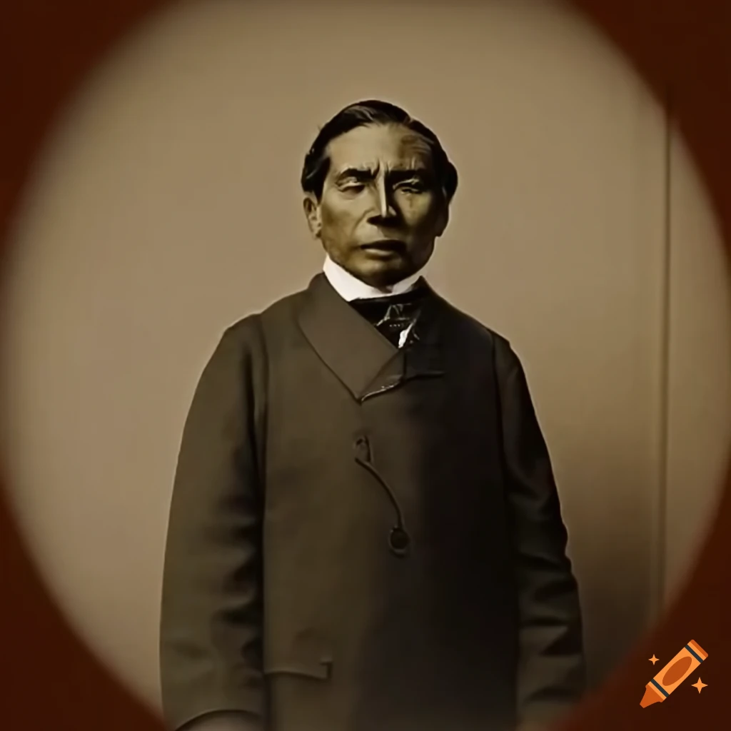 Portrait of benito juárez, 26th president of méxico