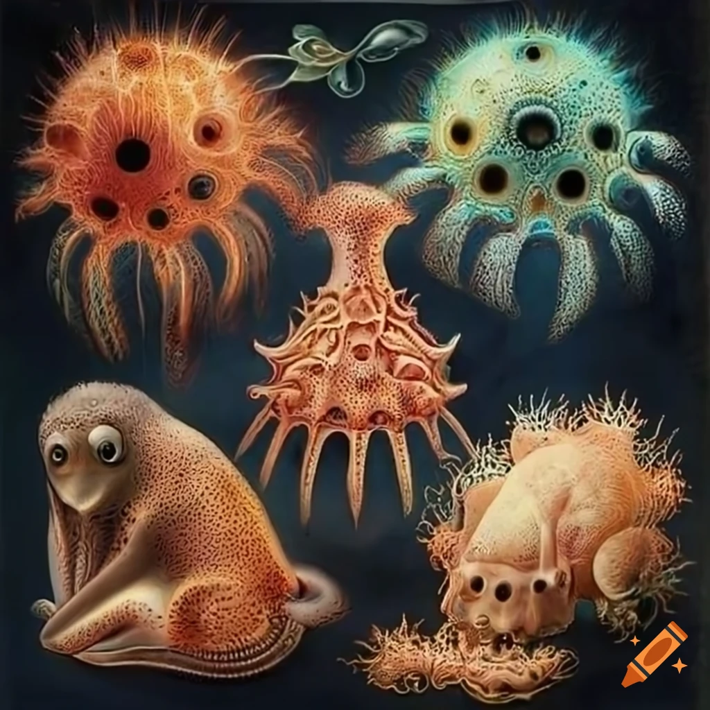 Adorable animals painted in oil on Craiyon