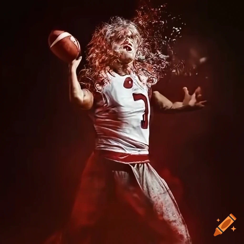 Image of taylor swift and a football player