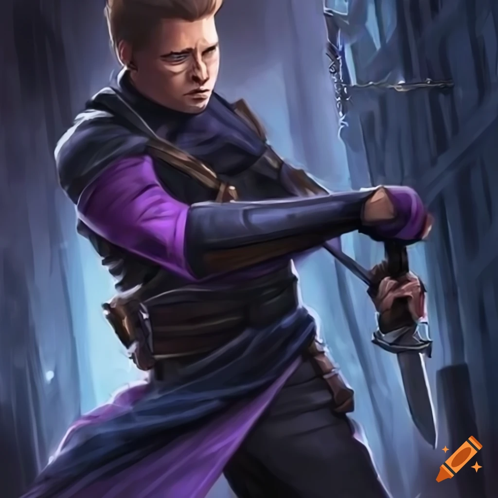 Hyper realistic drawing of ronin in attack stance on Craiyon