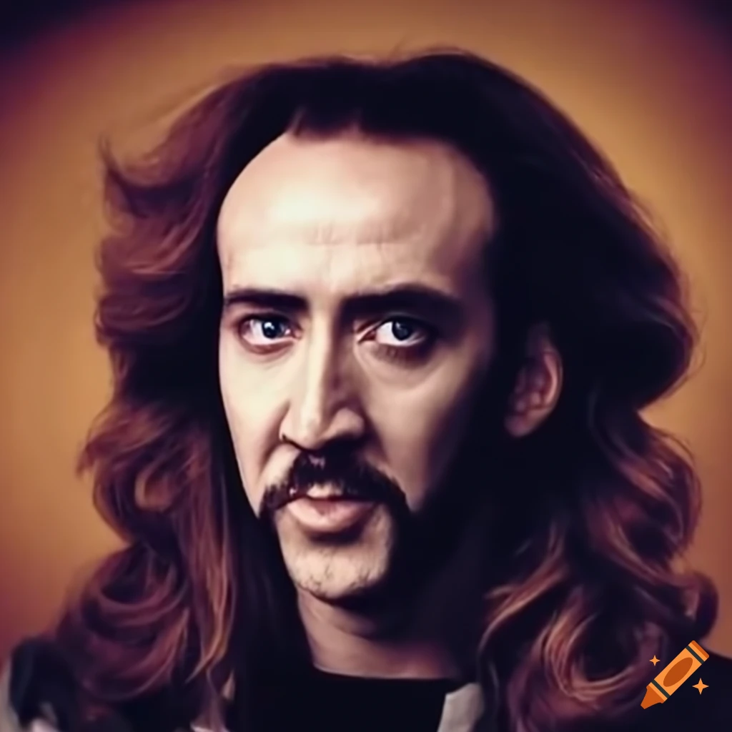 Trailcam footage of nicholas cage with 70's hair