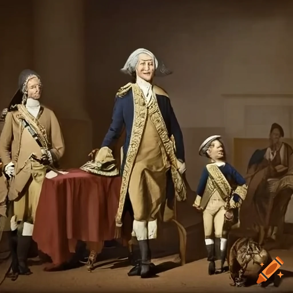 Depiction of the road to the american revolution