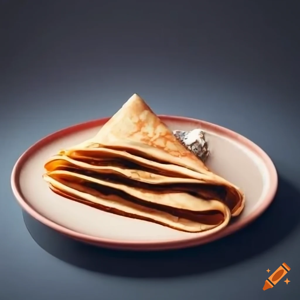 Guy making crepes on Craiyon