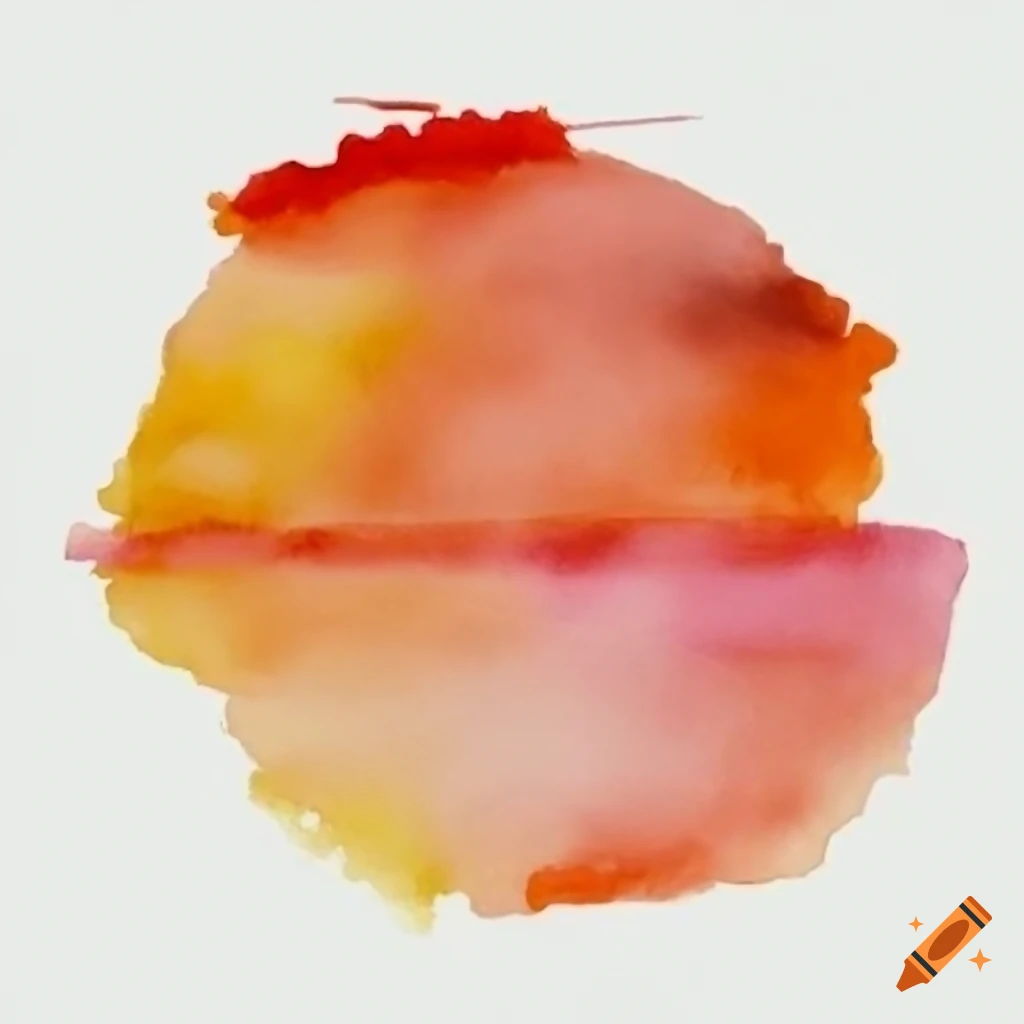 Hand-painted inspired composition with contrast in color on Craiyon