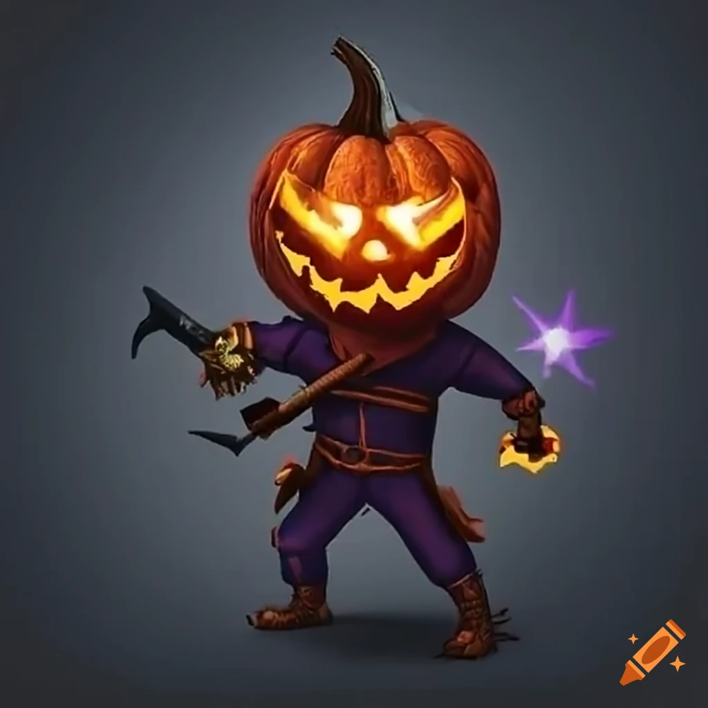 Ninja pumpkin throwing stars