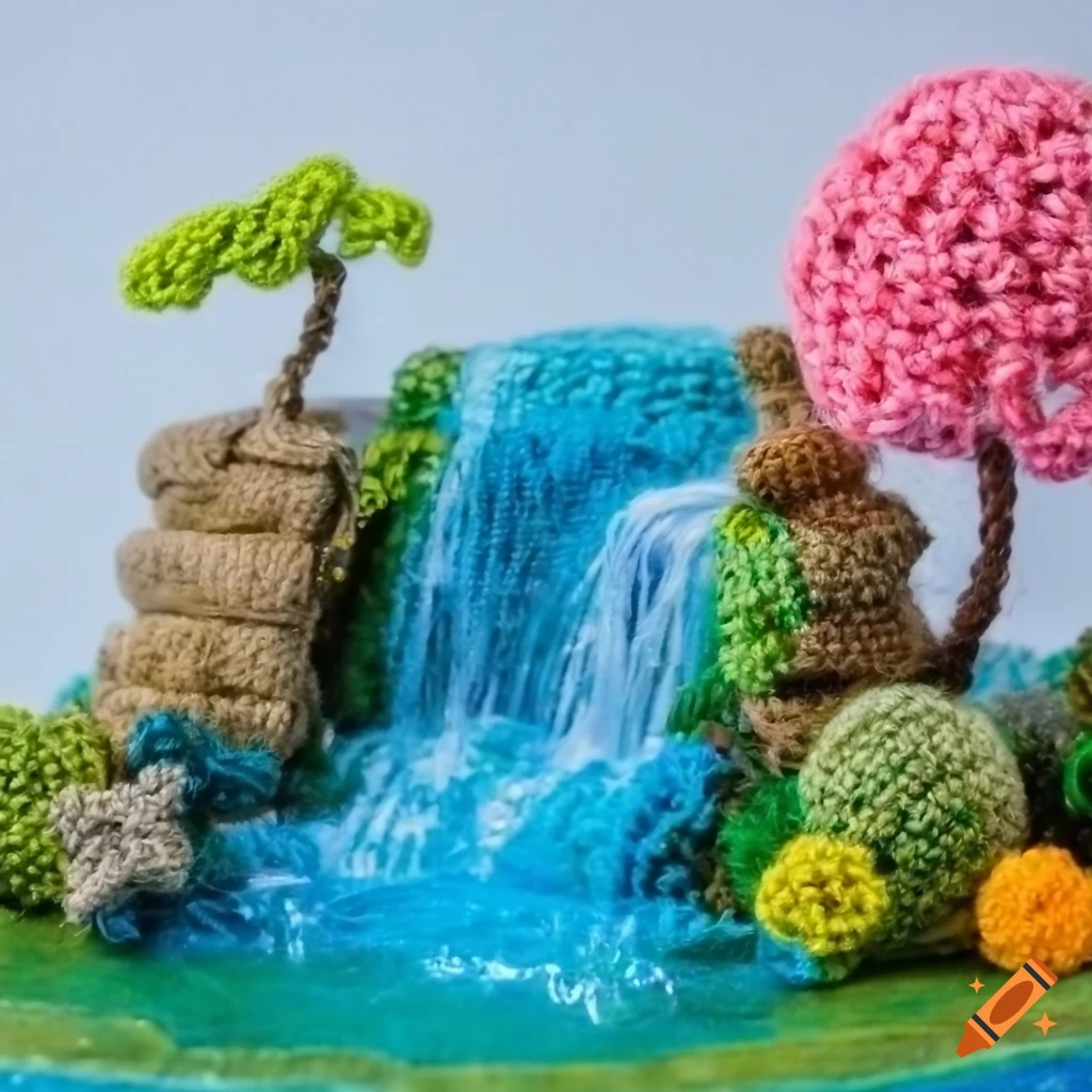 Crocheted Diorama