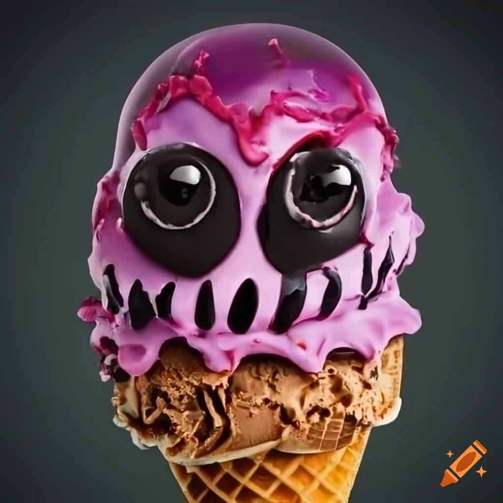 It nerd enjoying ice cream on Craiyon