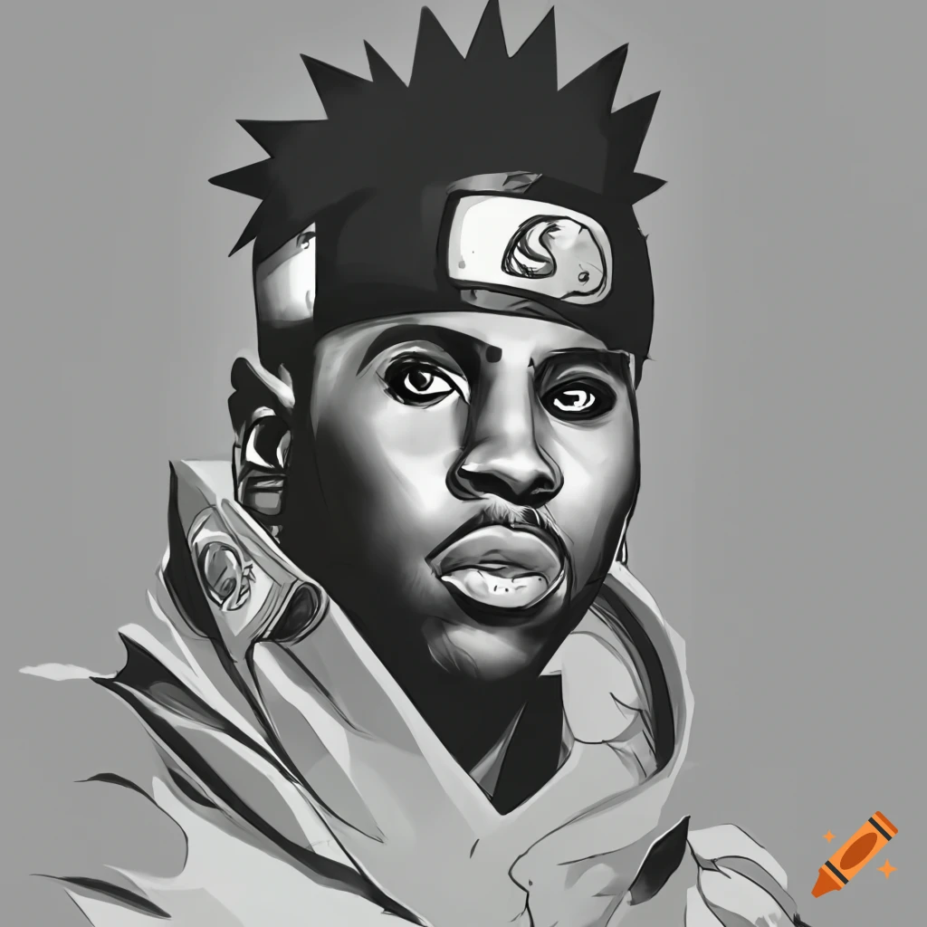 Jason derulo as a naruto character on Craiyon