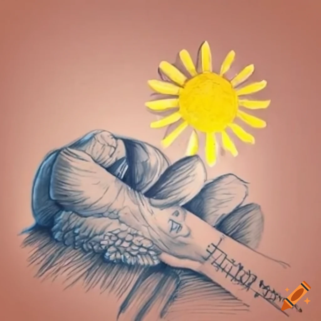 Drawing of Filipino national motto on Craiyon