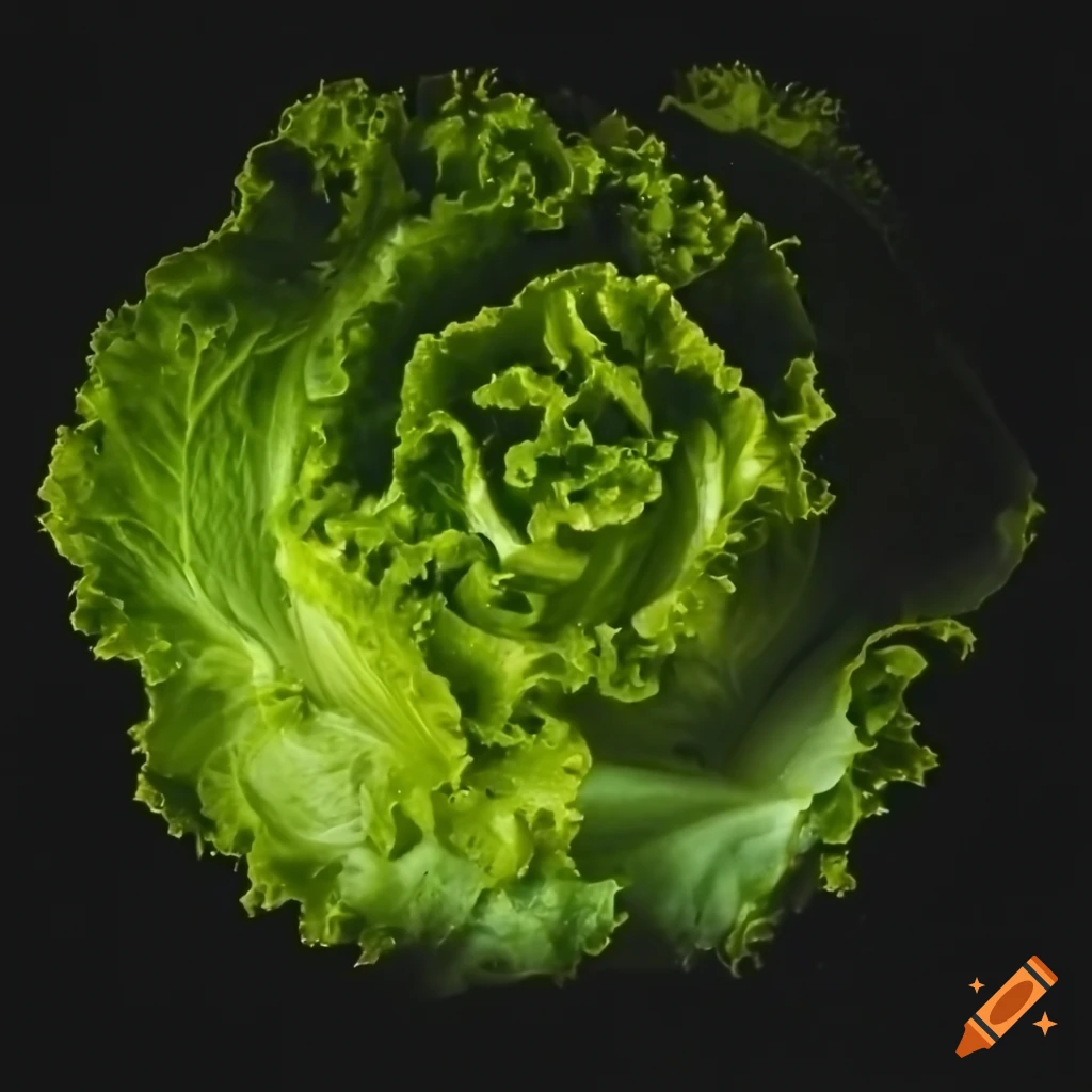Fresh lettuce on Craiyon