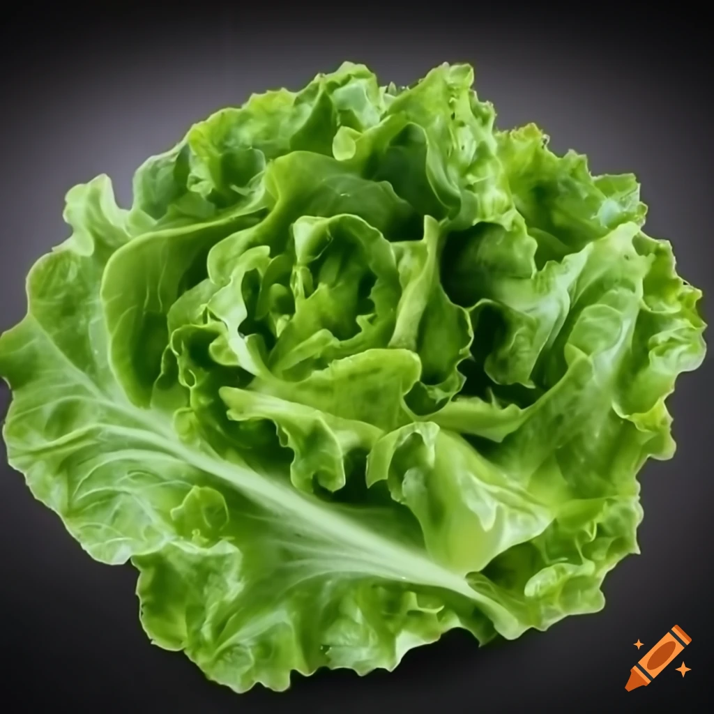 Fresh lettuce on Craiyon