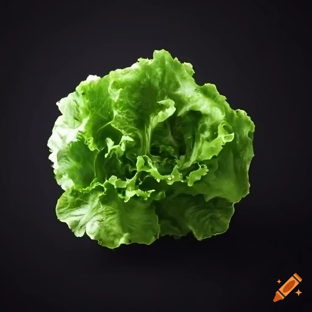 Fresh and crisp lettuce on Craiyon