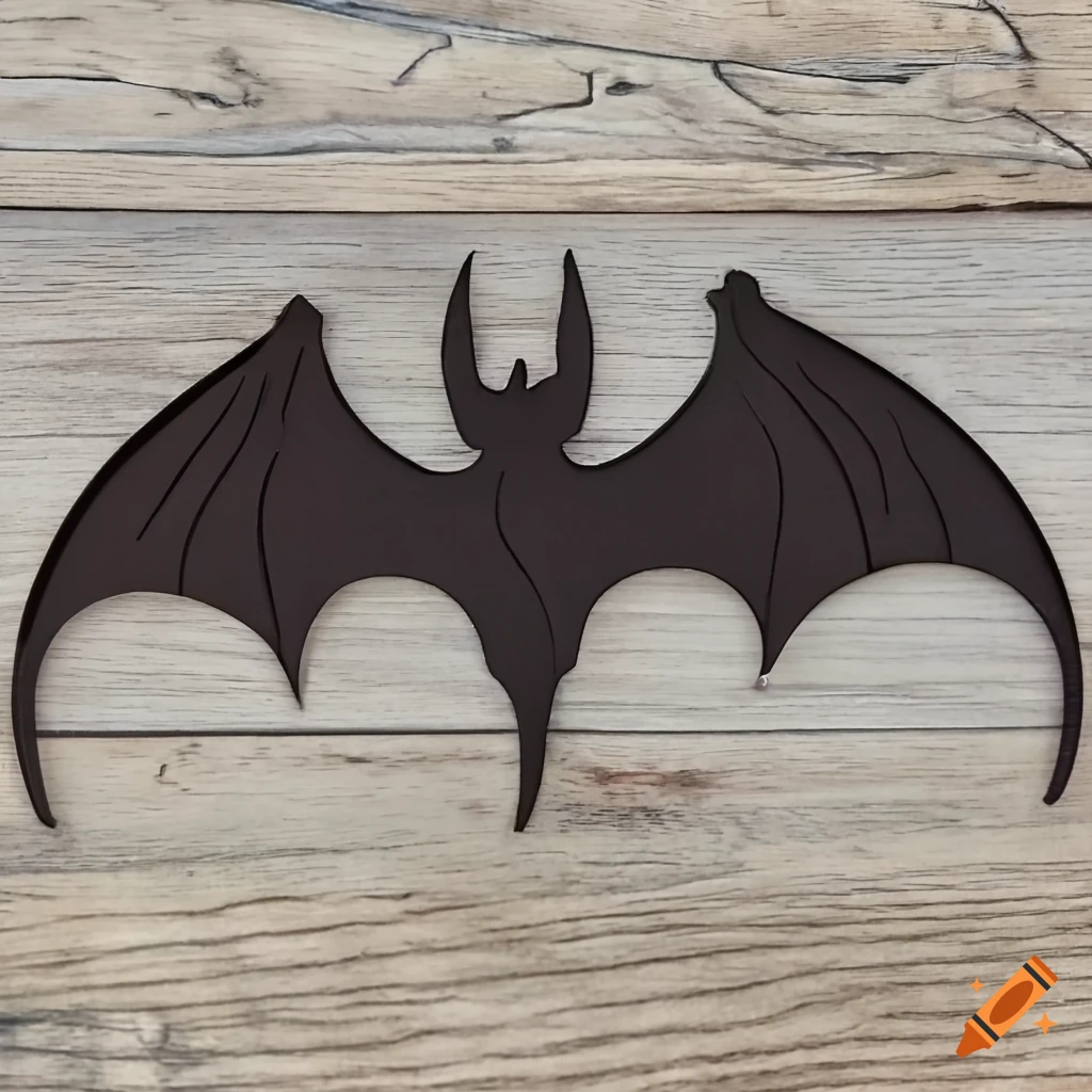 Laser cut bat for halloween decorations on Craiyon