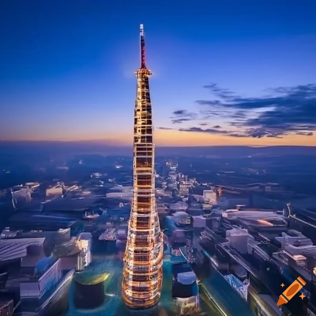 Futuristic elf tower