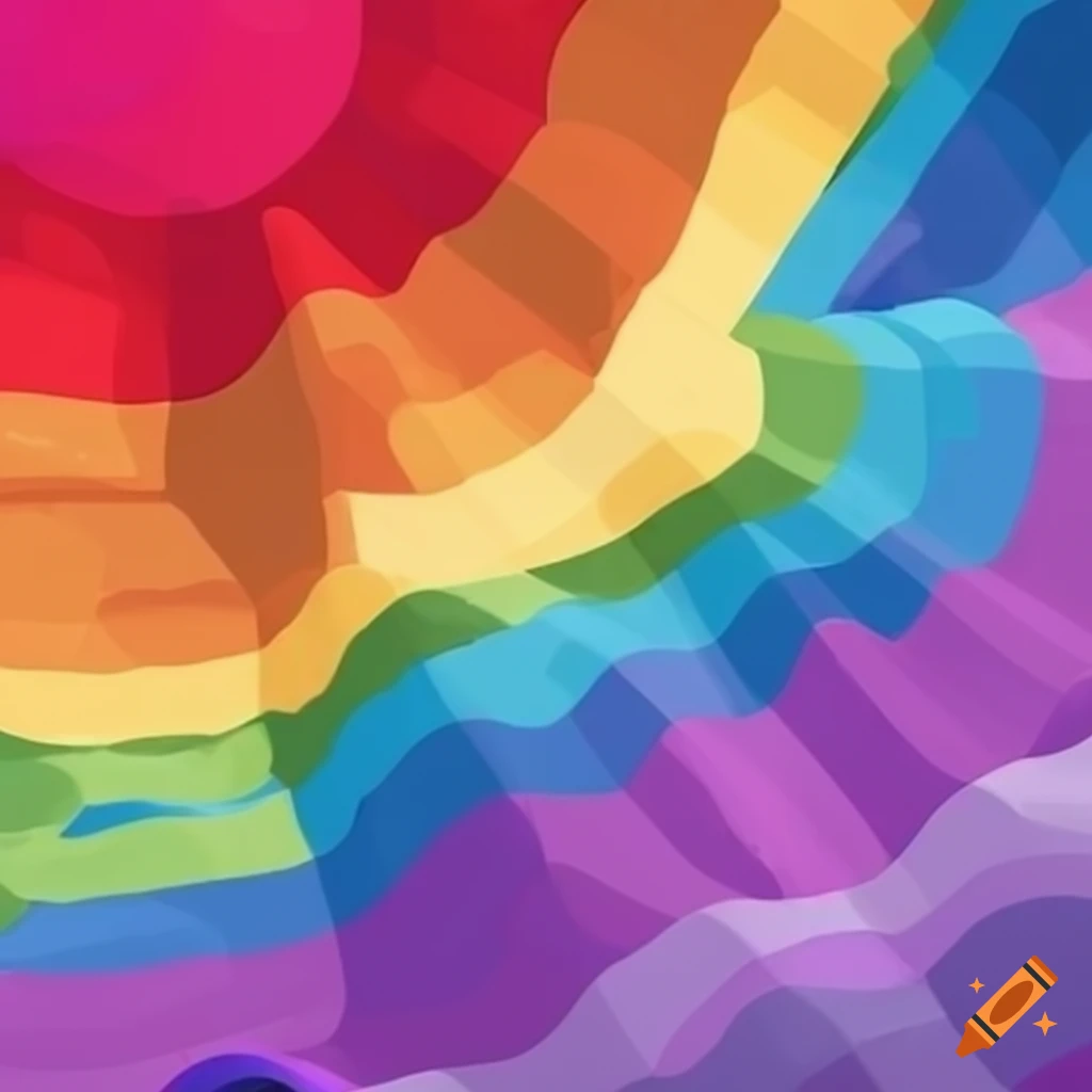 Logo for gender agenda campaign with rainbow colors