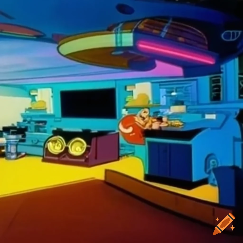 Retro store interior with 1990s chillwave style on Craiyon