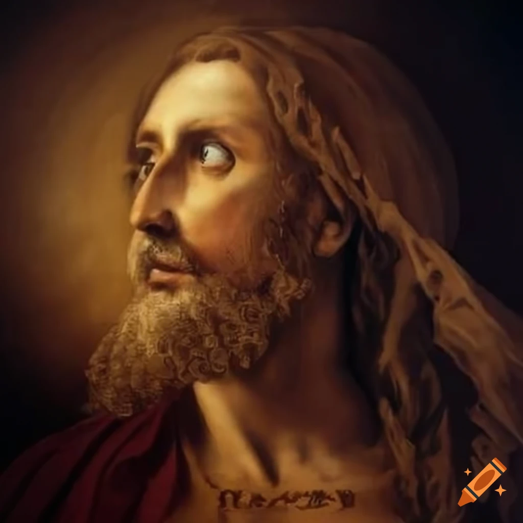 Powerful artwork of jesus seeking justice on Craiyon