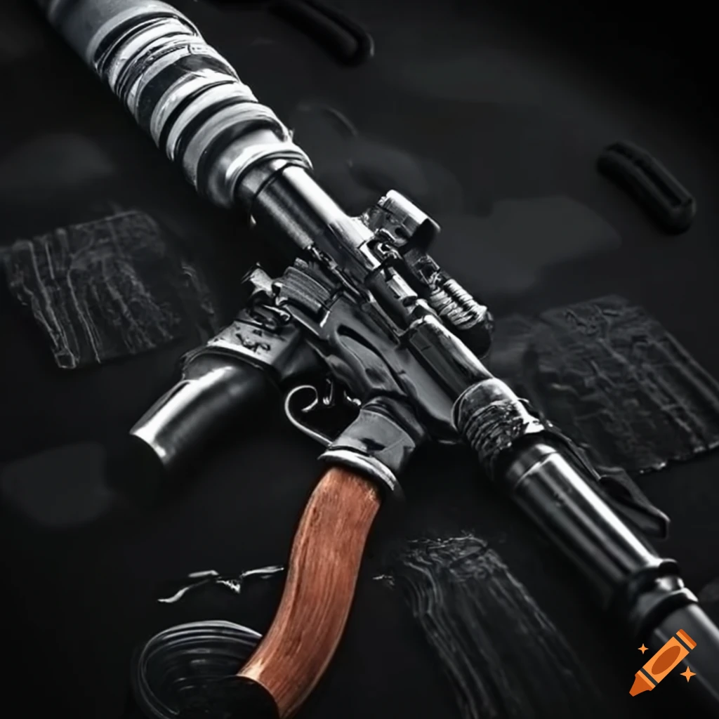 Tactical pipe for smoking on Craiyon