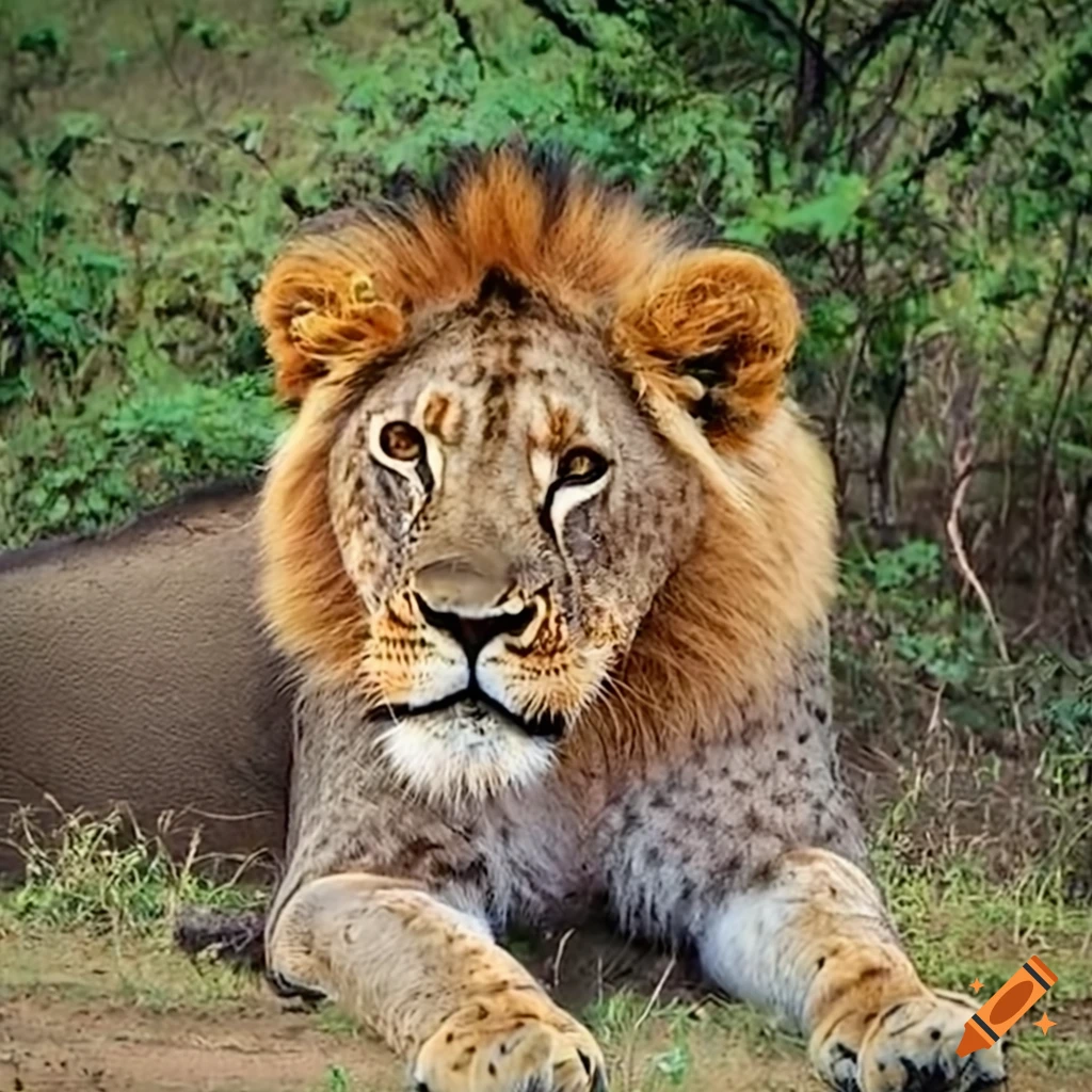 Dedicated conservationist working to save lions in tanzania on Craiyon