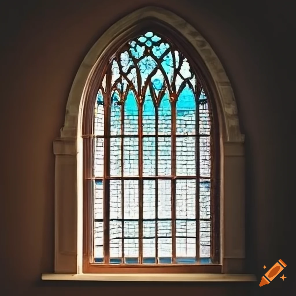 Gothic window design on Craiyon