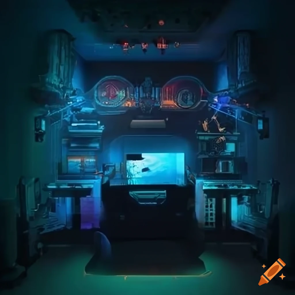 Hybrid gaming environment concept on Craiyon