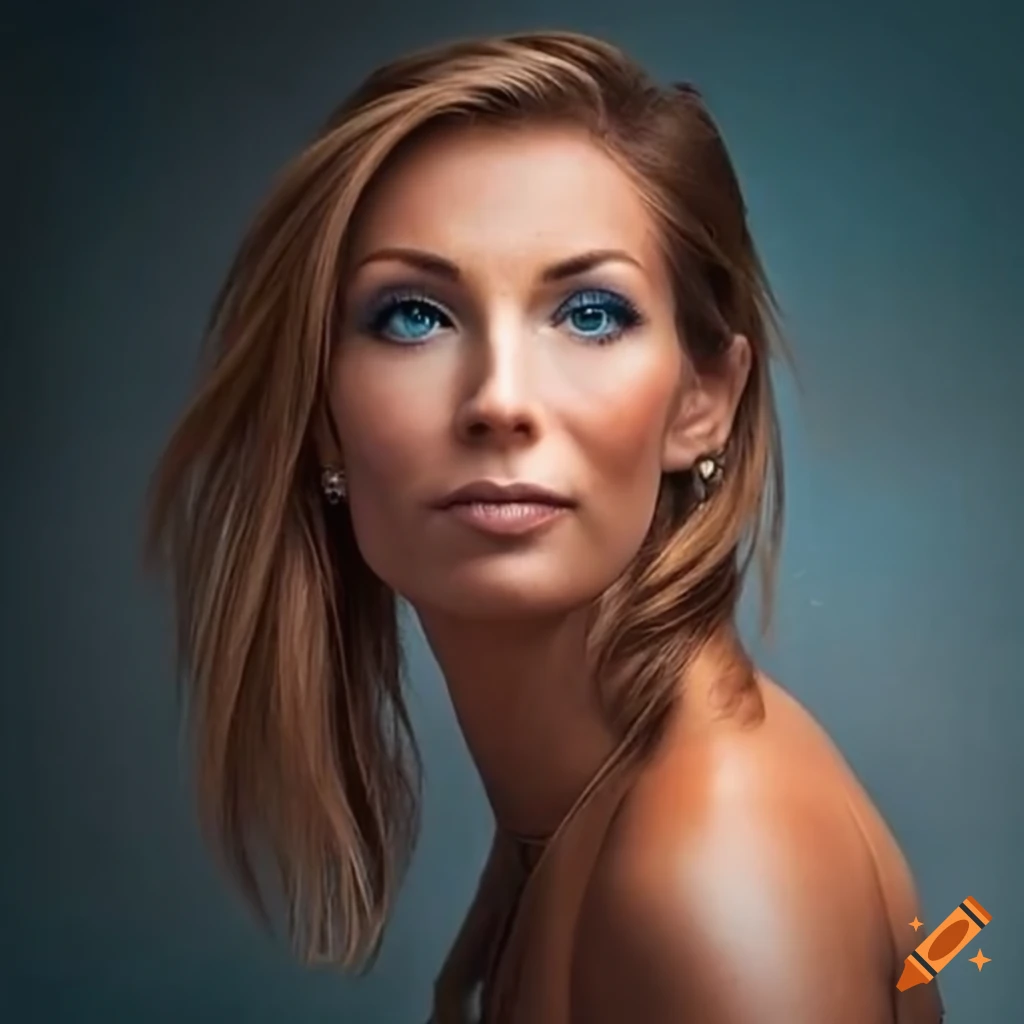 Image of darya folsom, kron4 news anchor on Craiyon