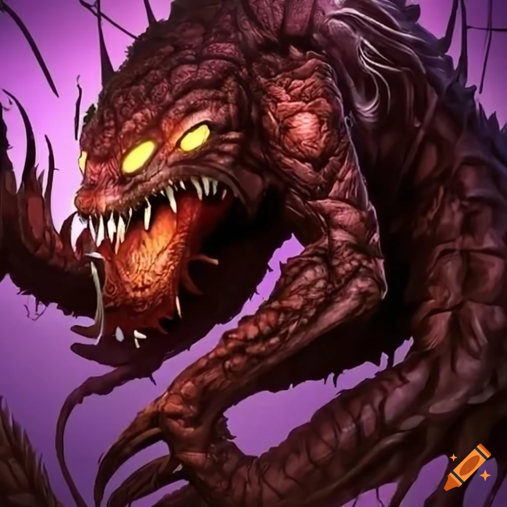 Monster x artwork on Craiyon