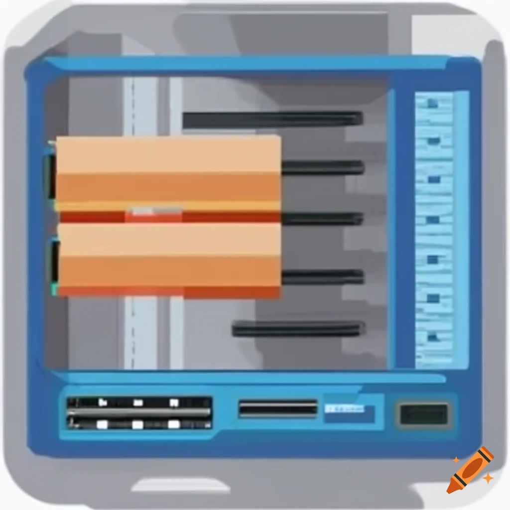 Illustration of fast server resolution on Craiyon