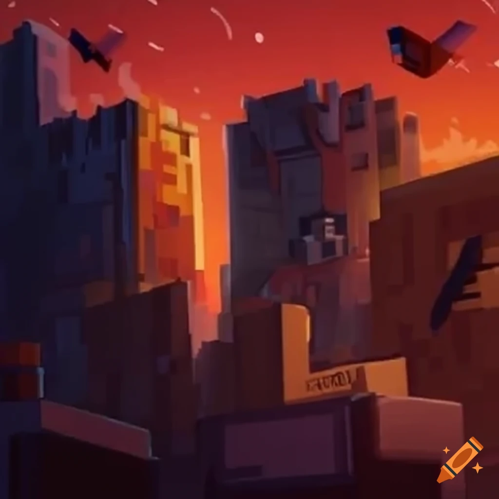 Action-packed minecraft gta game