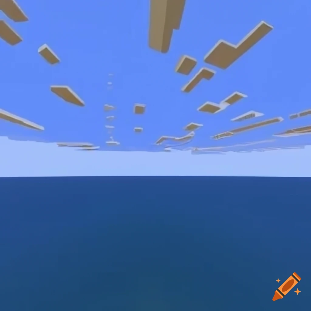 Minecraft ocean landscape on Craiyon