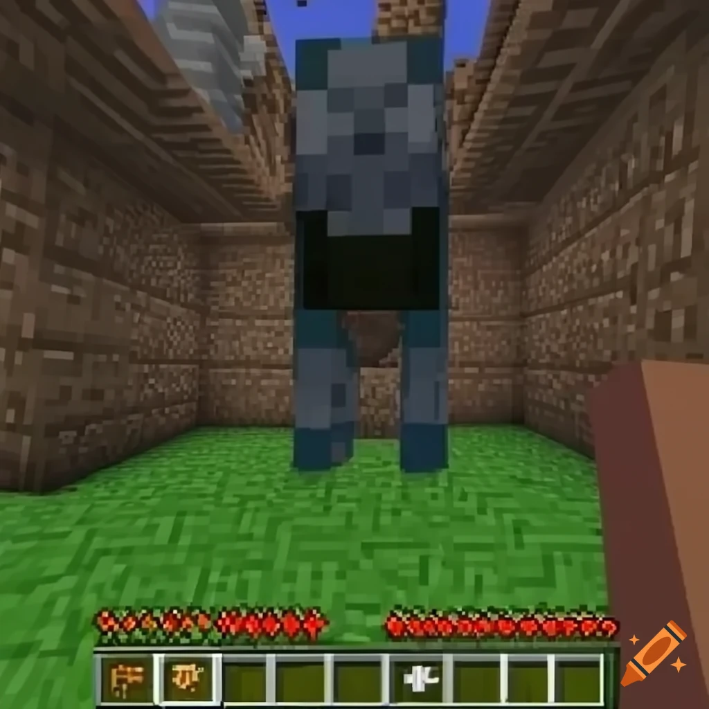 Minecraft multiplayer domain on Craiyon