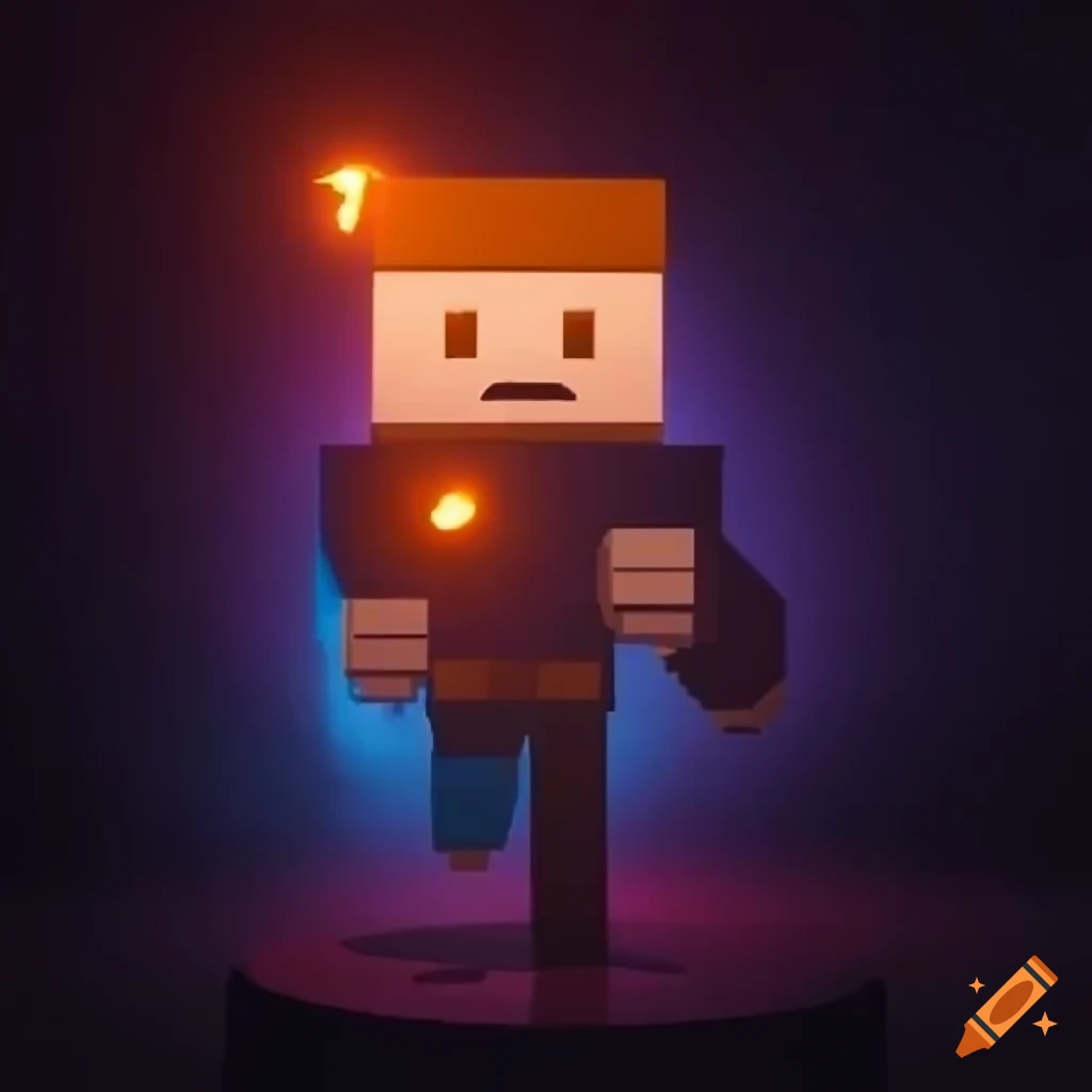 Blocky adventure game