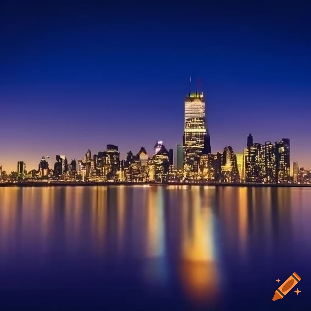 City skyline with classic and modern architecture on Craiyon