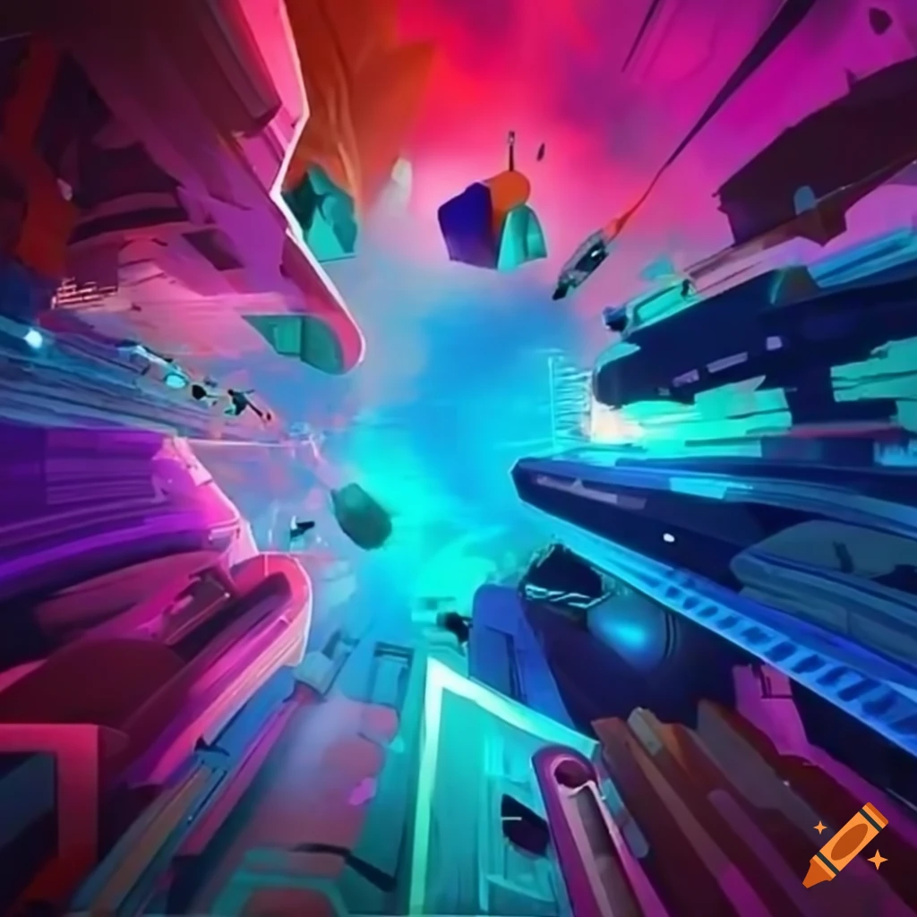 Illustration of a large enterprise network