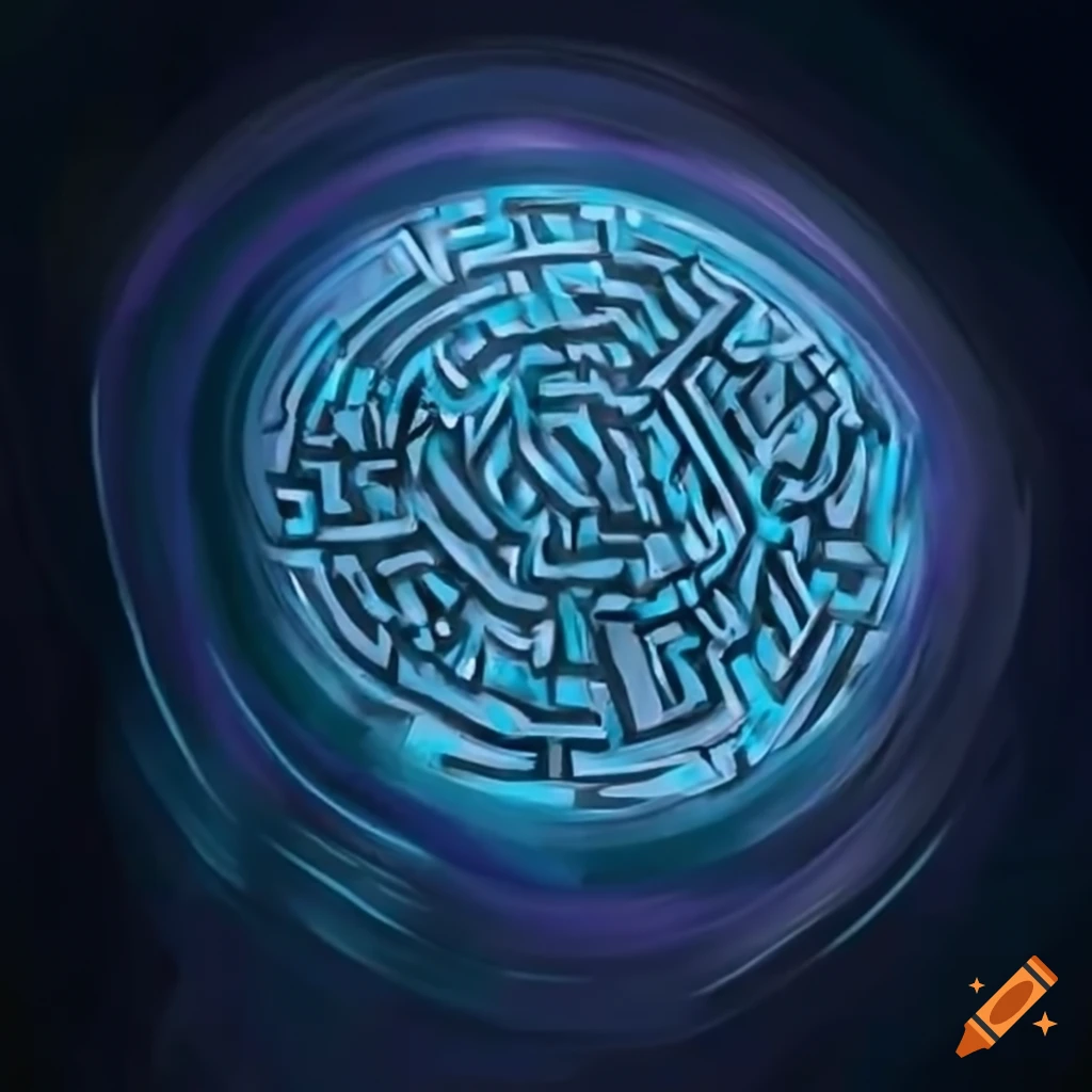 Illustration of a networking maze on Craiyon