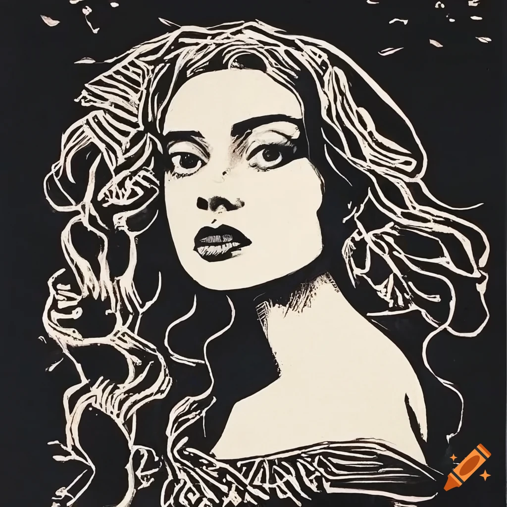 linocut-style-artwork-of-women-in-various-poses