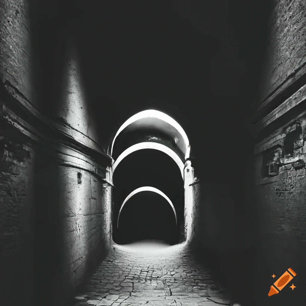 Image of an underground gate on Craiyon