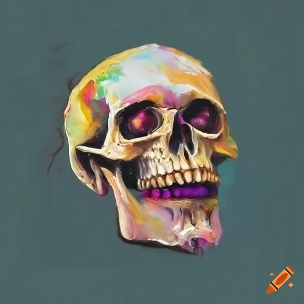 Memento mori concept artwork on Craiyon