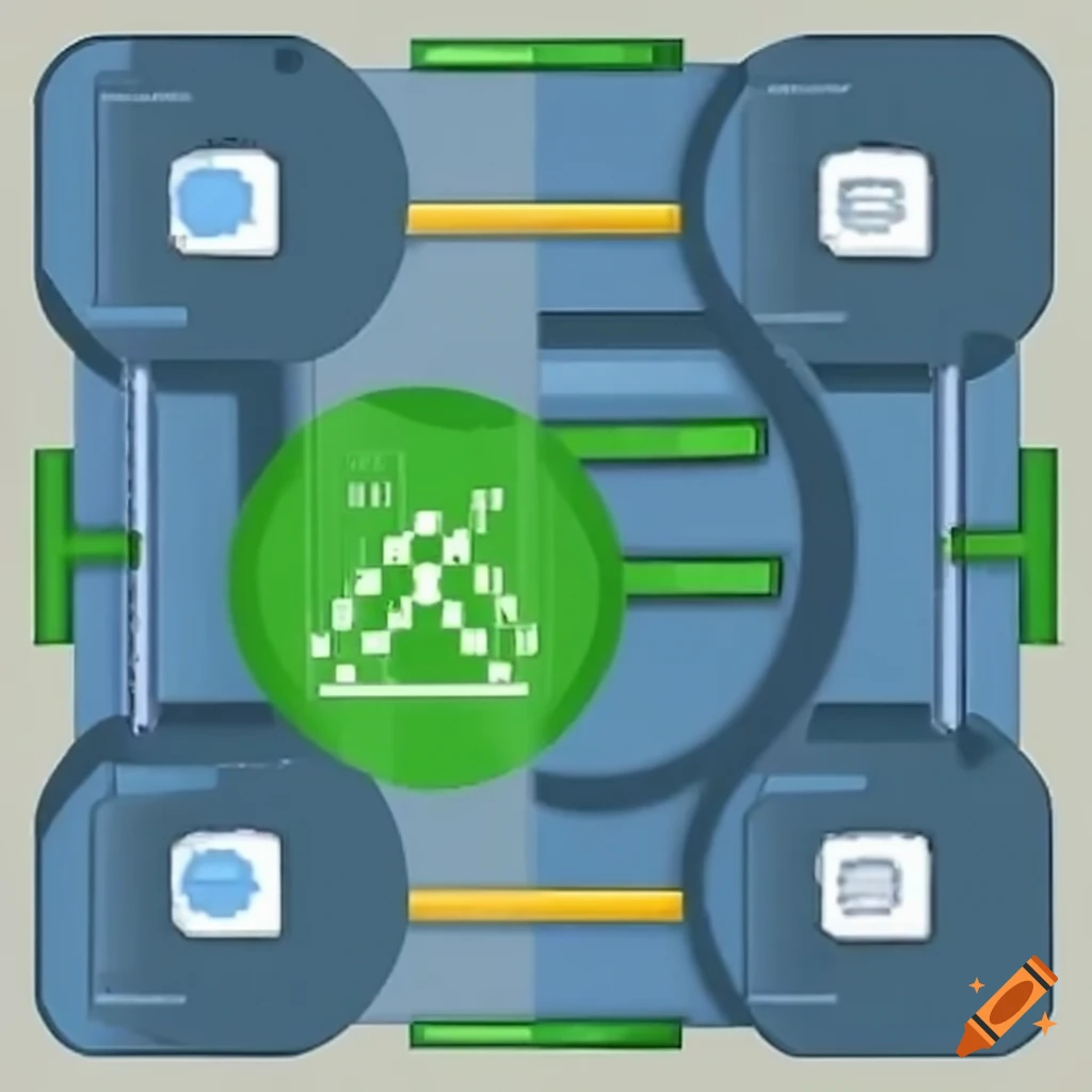 Image depicting resource-intensive servers on Craiyon